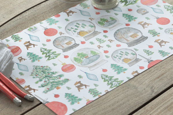 "Noël vintage" / "Vintage Christmas" - Napperons de papier / Paper pla ...